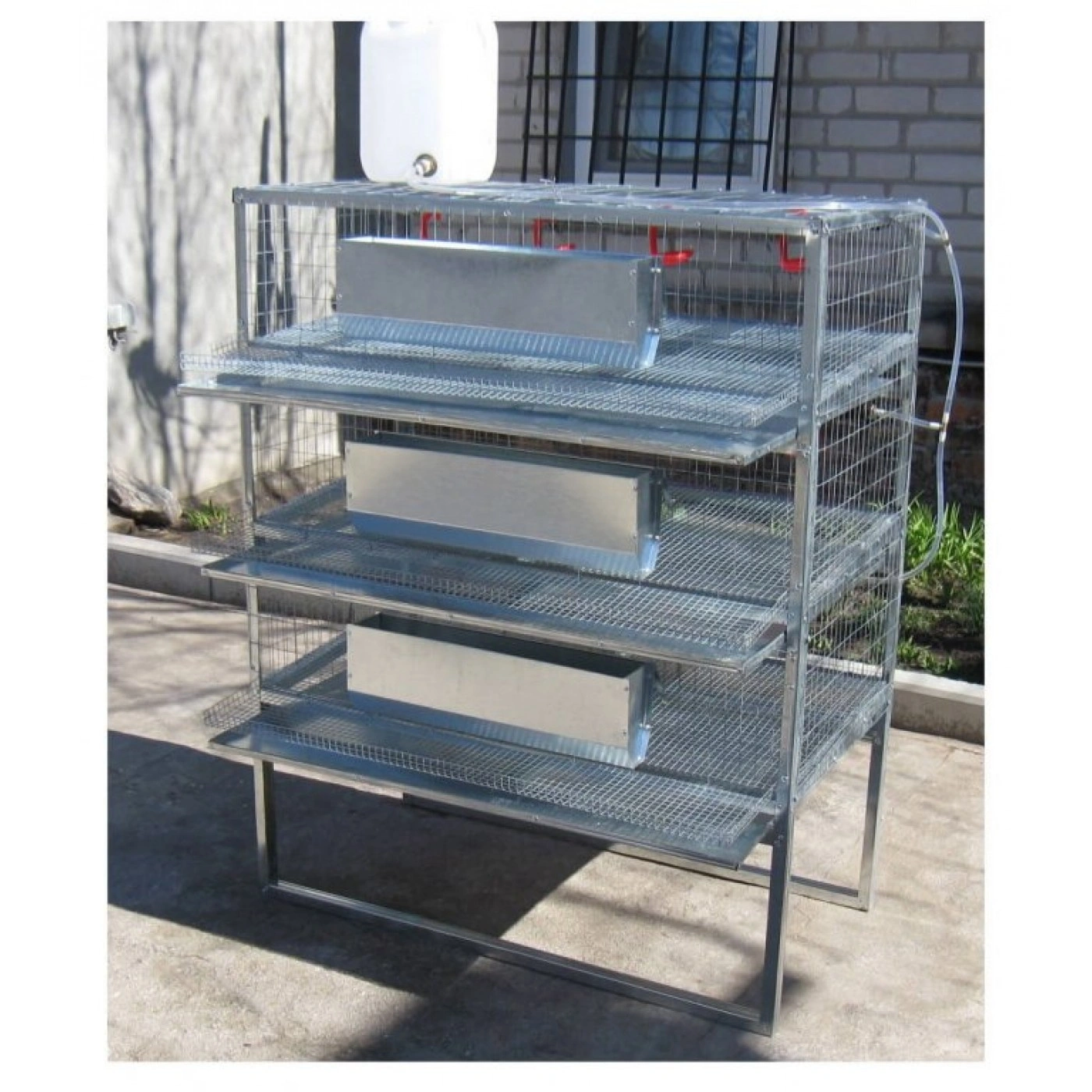 Quail cage (3 tiers) buy in Ukraine: price UkrPromTekh